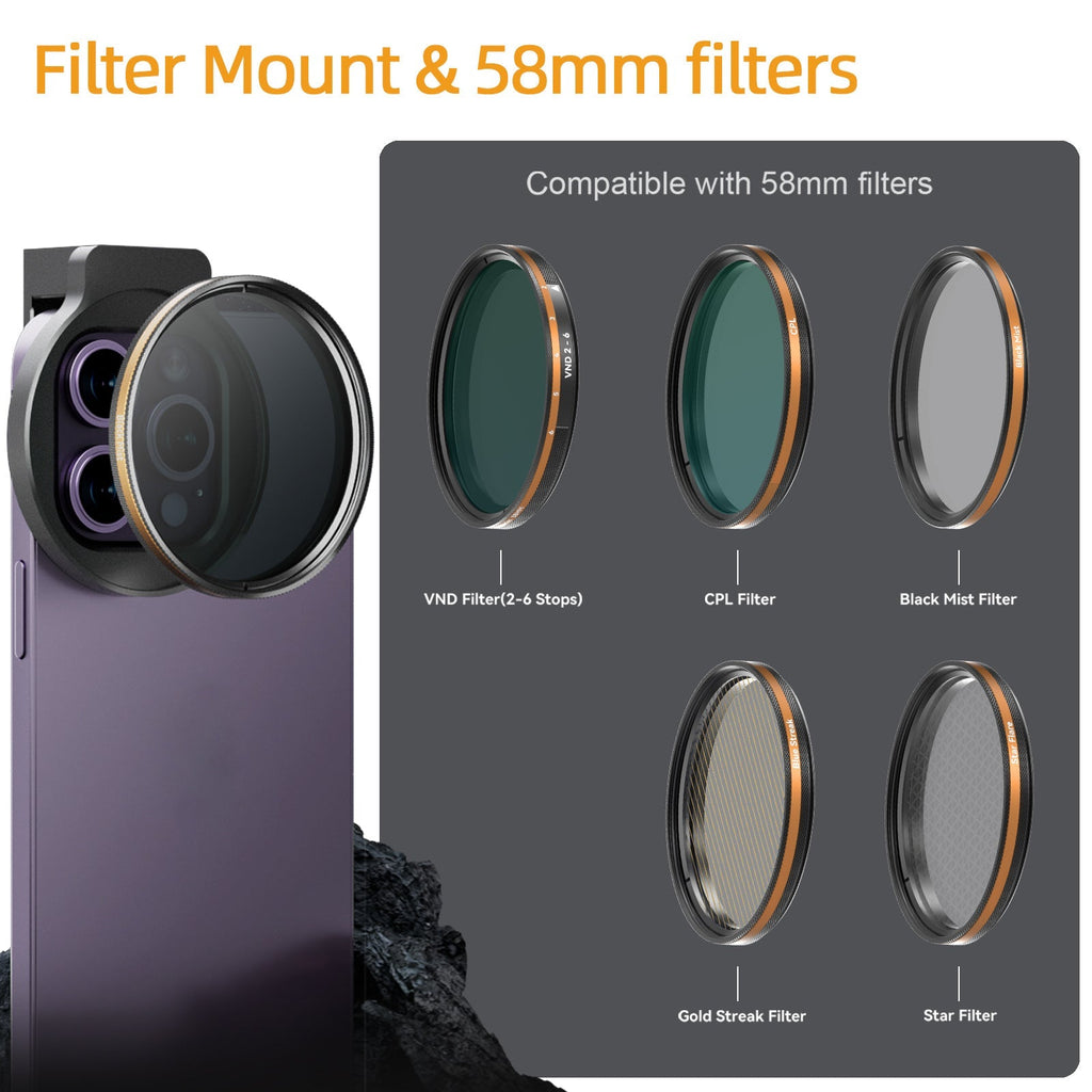 58mm Filter kit (5 pcs in) - Master filter bundle – Fotorgear